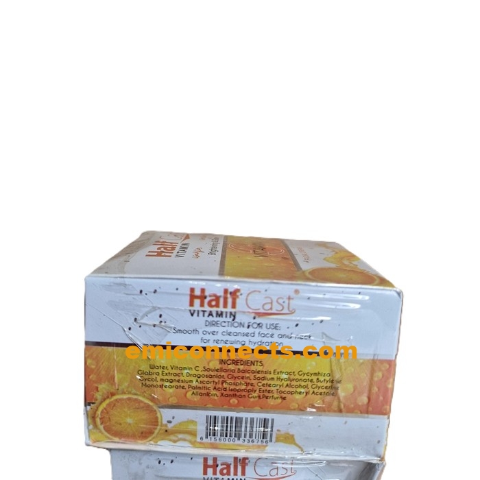 HALF CAST VITAMIN C BRIGHTENING AND GLOW FACIAL CREAM