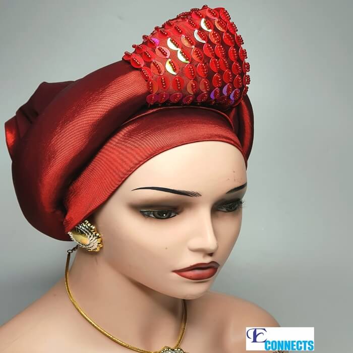 Sequin Fashion Turban Hat