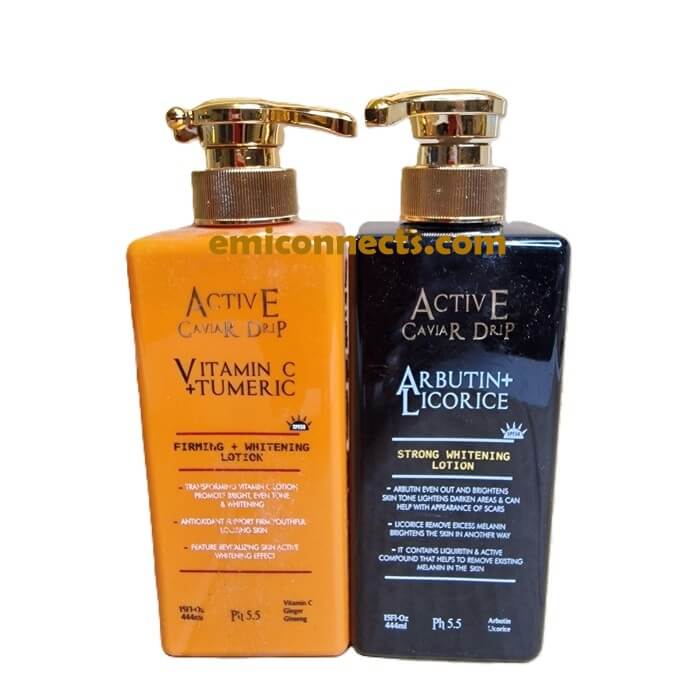 Active Caviar Drip Vitamin C + Tumeric & Arbutin Licorice Lotion