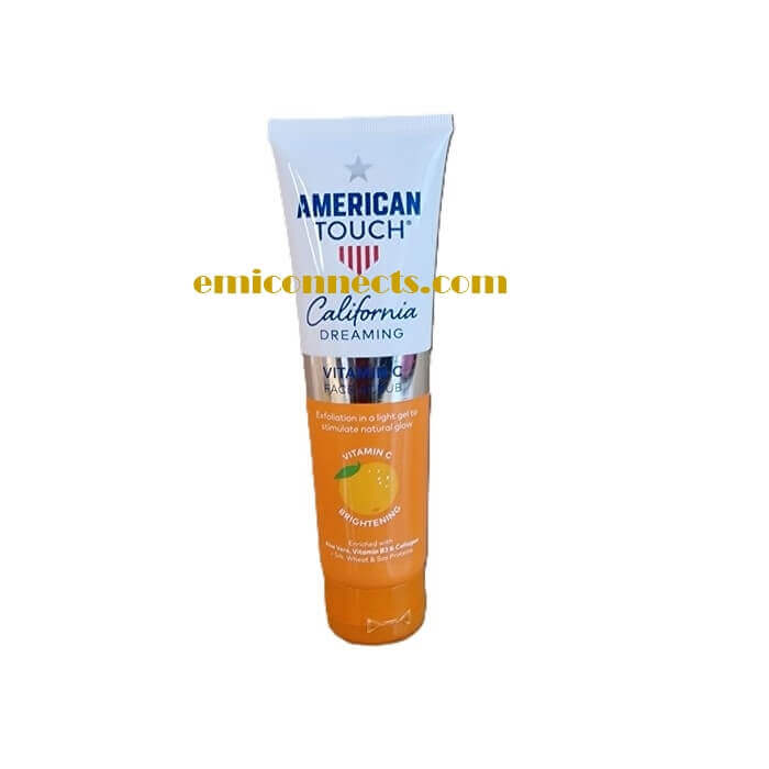 AMERICAN TOUCH California Dreaming Vitamin C, B3 & Collagen Face Scrub ...