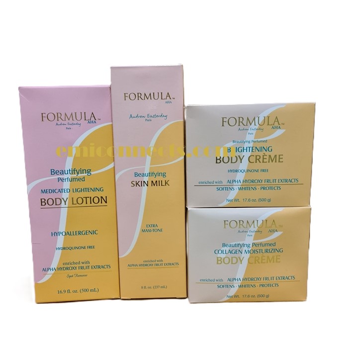 FORMULA AHA SKIN BEAUTIFYING PRODUCTS