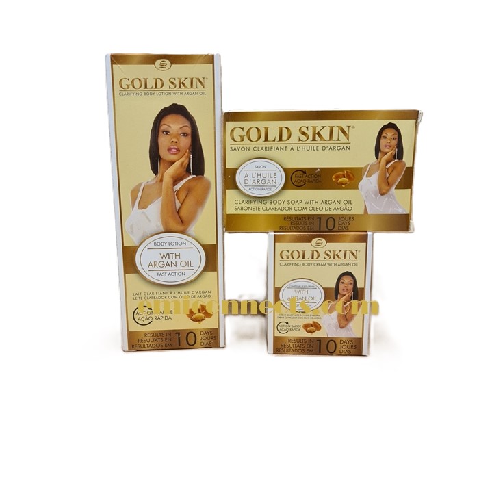 GOLD SKIN CLARIFYING BODY LOTION WITH ARGAN OIL 250ML