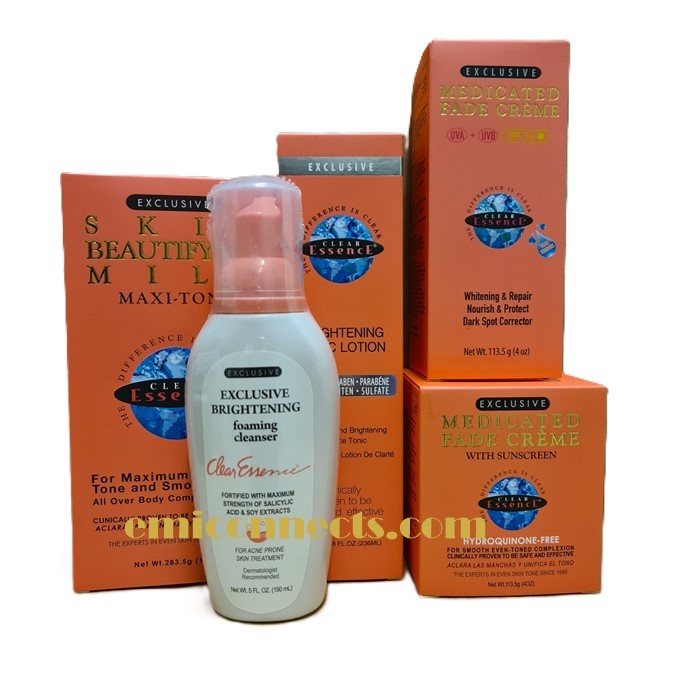 CLEAR ESSENCE EXCLUSIVE SKIN BEAUTIFYING PRODUCTS