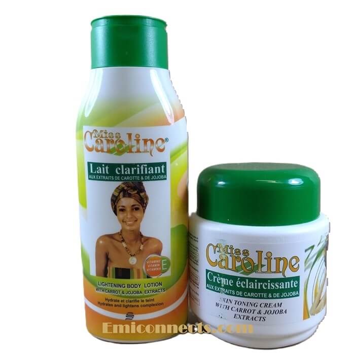 MISS CAROLINE LIGHTENING BODY PRODUCTS