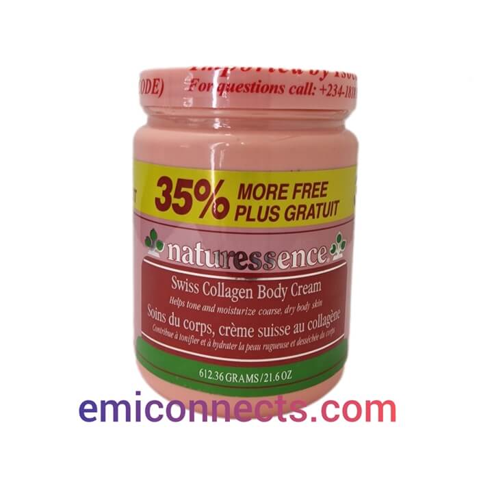 NATURESSENCE SWISS COLLAGEN BODY CREAM - 612ML