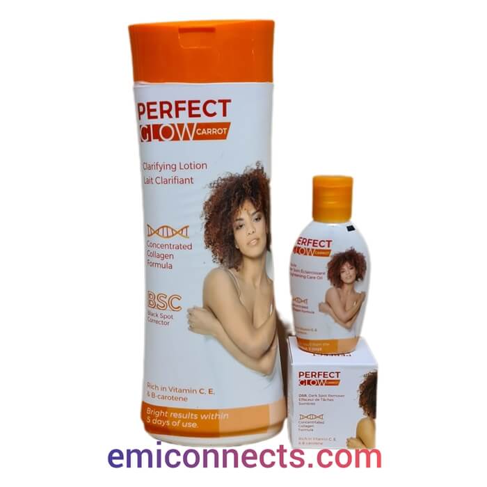 PERFECT GLOW CARROT SKIN LIGHTENING PRODUCTS