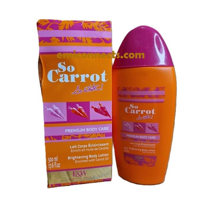 F&W So Carrot So White Brightening Body Lotion 500ml