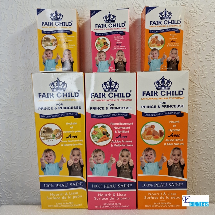 Fair Child Natural Moisturising Body Products